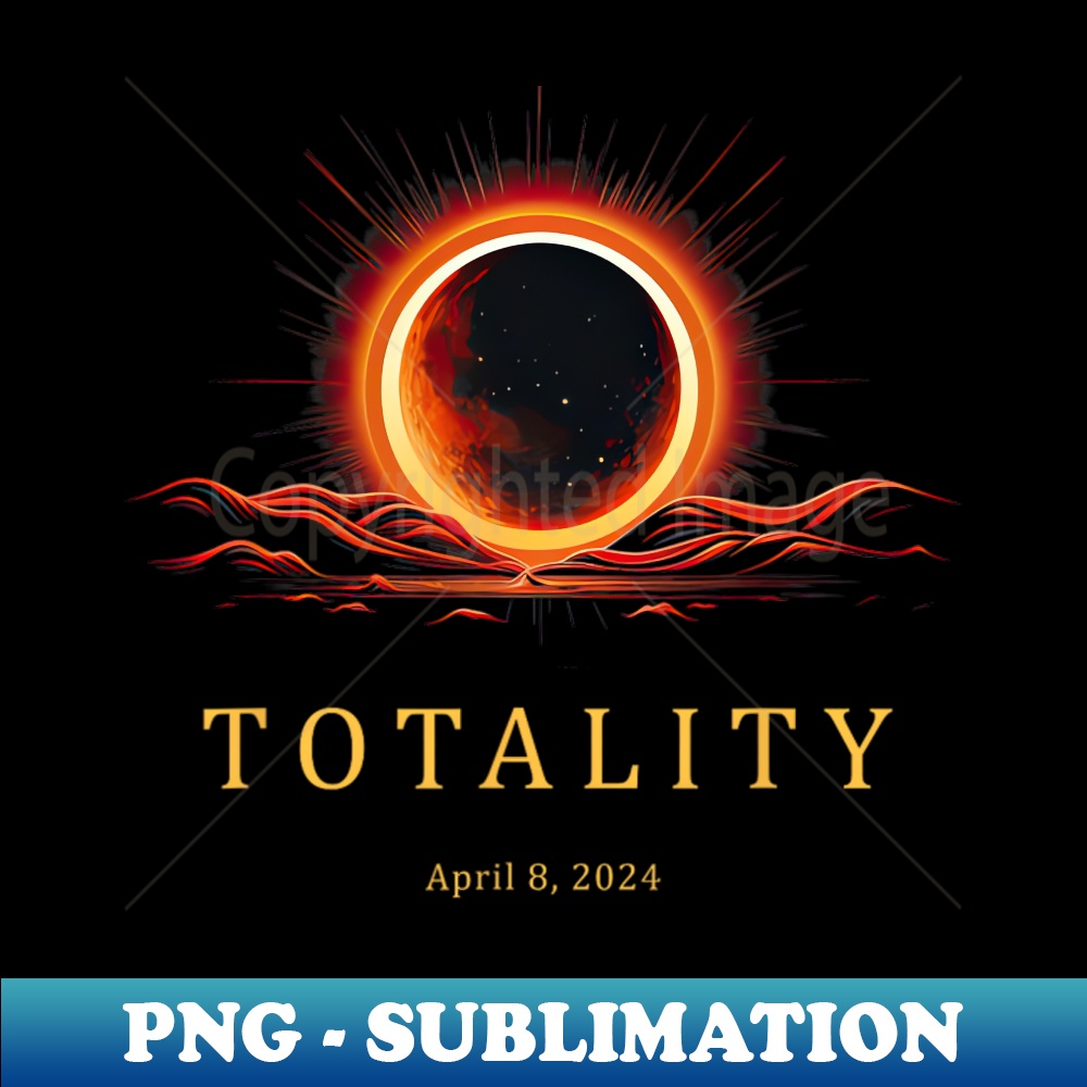 TOTALITY 2024 Total Solar Eclipse Watching Space Fan - Digit | Inspire Uplift