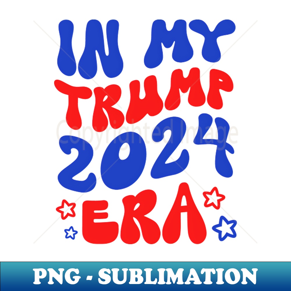 In My Trump 2024 Era Groovy Trump 2024 Election - Modern Sub | Inspire ...