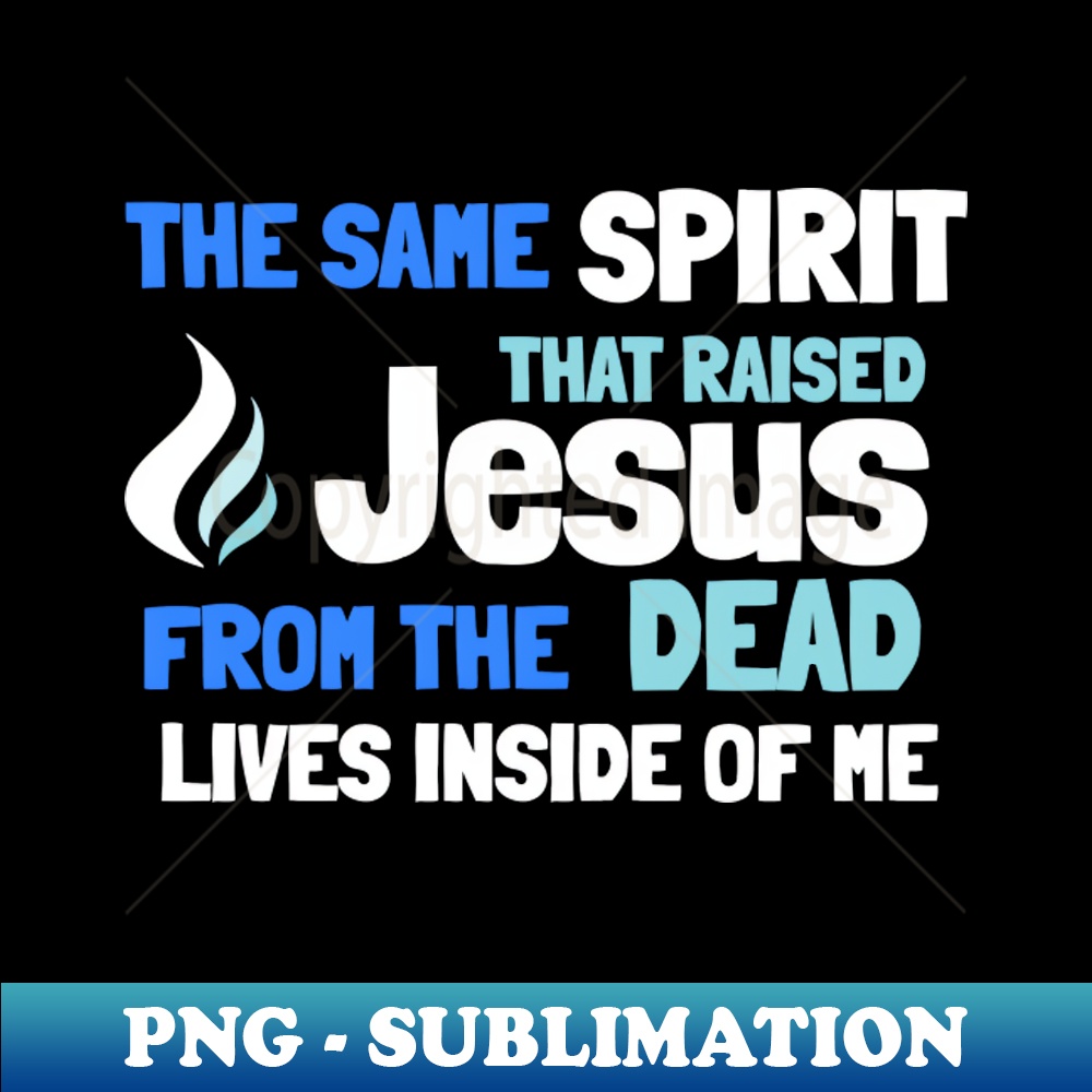 Holy Spirit Jesus Resurrection Power Easter Blue Letters - H | Inspire ...