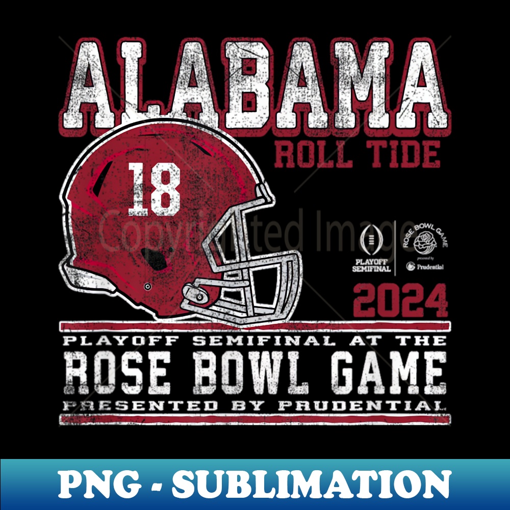 Alabama Rose Bowl 2024 Semi Football Retro - Exclusive Subli | Inspire ...