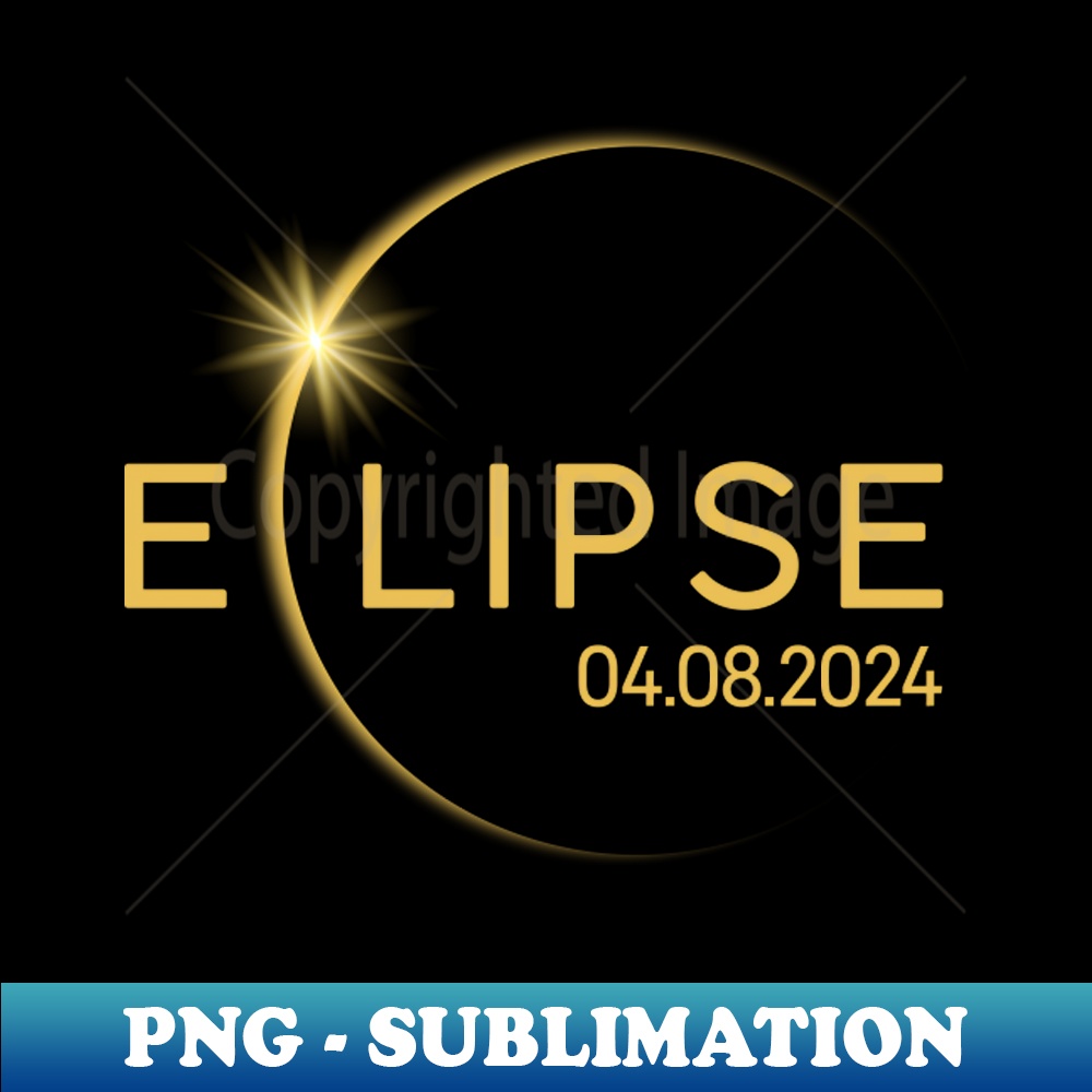 Total Solar Eclipse 2024 - Artistic Sublimation Digital File | Inspire ...