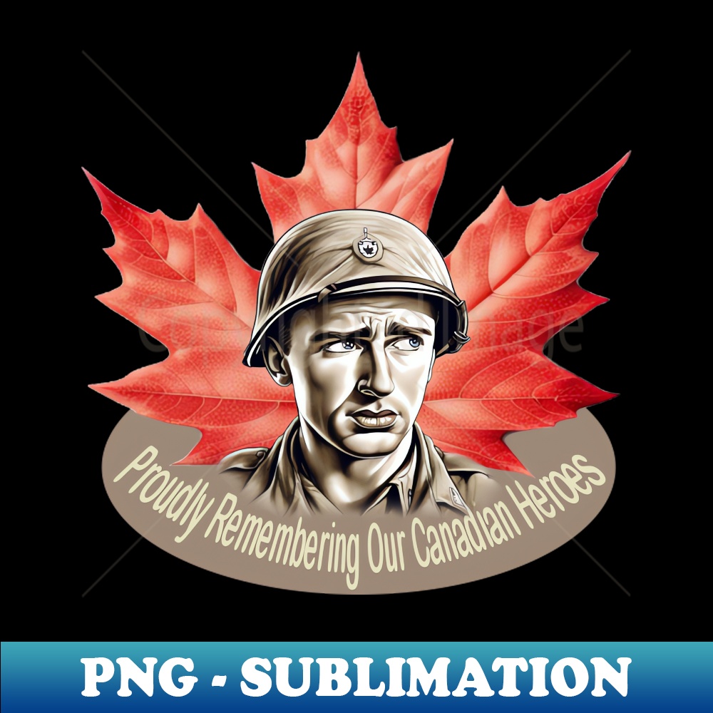 Canadian Remembrance Day - Retro PNG Sublimation Digital Dow | Inspire ...