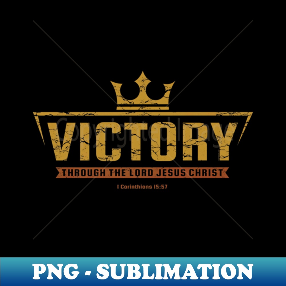 Victory In Jesus Bible Christ - PNG Transparent Digital Down - Inspire ...