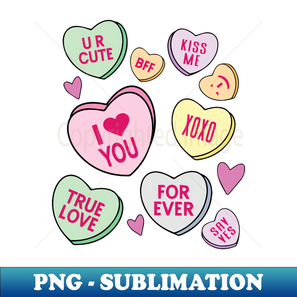 Candy Hearts Valentine Conversation - Special Edition Sublim | Inspire ...