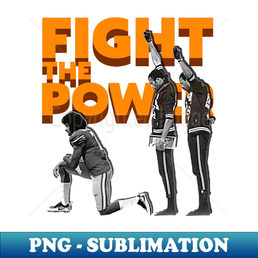 FIGHT THE POWER Black Power Salute - PNG Sublimation Digita | Inspire ...