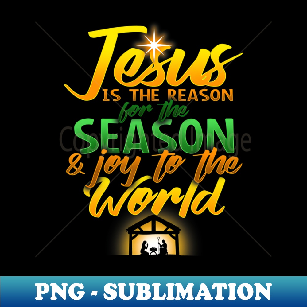 Jesus Is Reason For Season Joy To The World Christmas - Prof | Inspire Uplift
