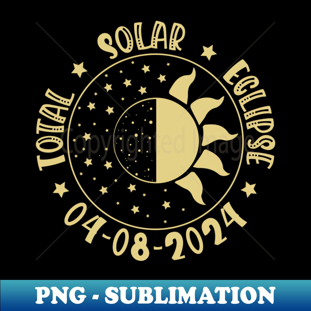 Solar Eclipse Celestial - Modern Sublimation PNG File - Unlo | Inspire ...