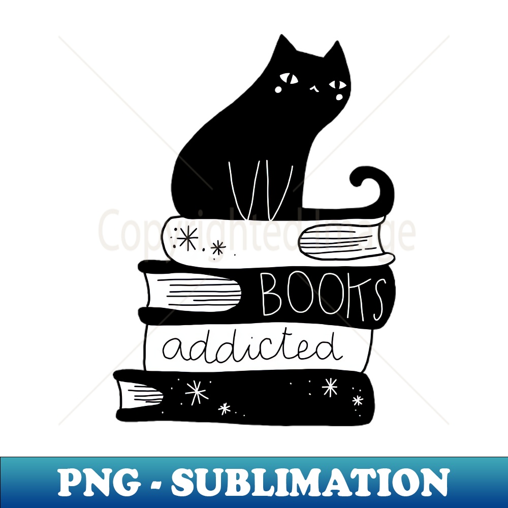 books addicted - Premium PNG Sublimation File - Perfect for | Inspire ...