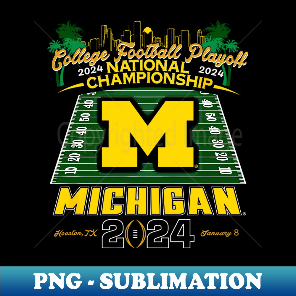 Michigan 2024 CFP National Championship - Exclusive Sublimat - Inspire ...