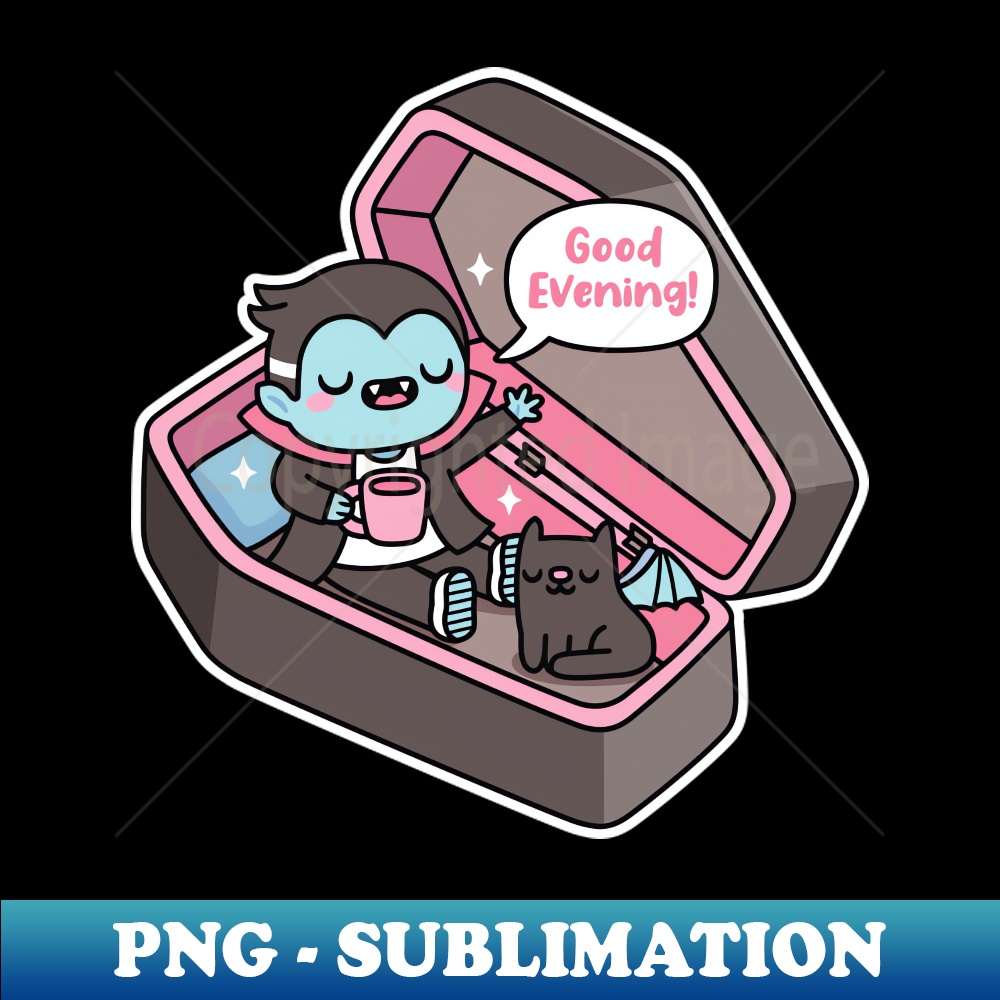 Cute Vampire Wakes Up From Coffin Good Evening - Exclusive S | Inspire ...