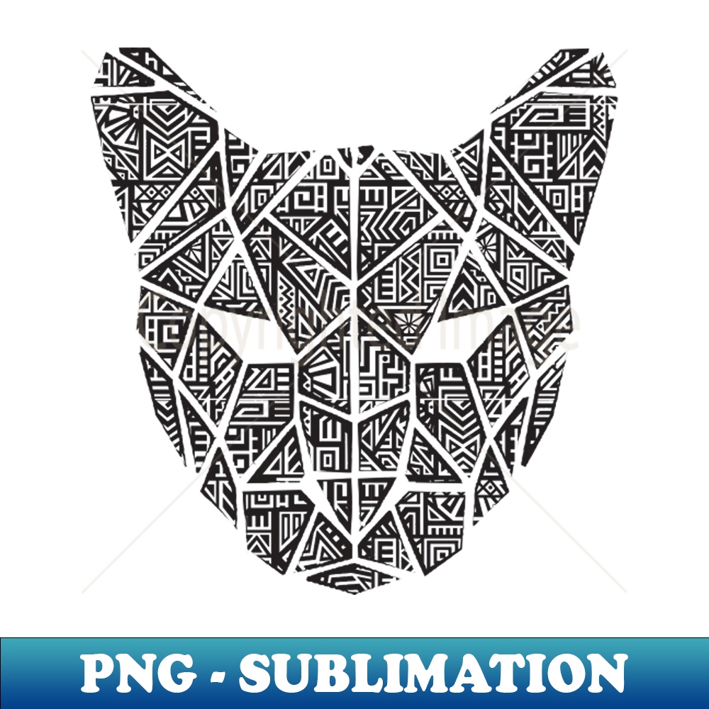 Black African Print Panther - Instant PNG Sublimation Downlo | Inspire ...