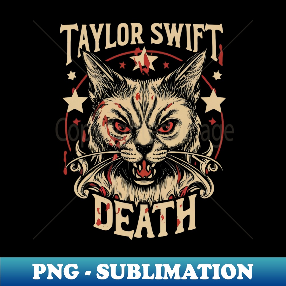 Taylor Swift Angry Cat Death Metal - PNG Sublimation Digital | Inspire ...