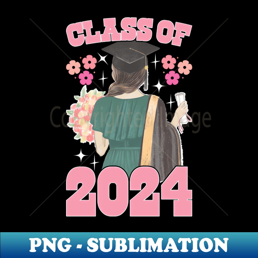 Graduation Girls Class Of 2024 Senior - High-Quality PNG Sub | Inspire ...