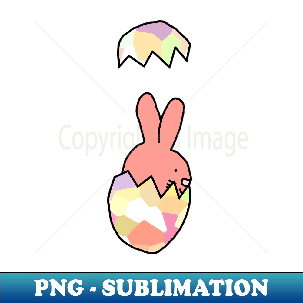 Rose Easter Bunny Rabbit popping out of Funny Easter Egg - S - Inspire ...