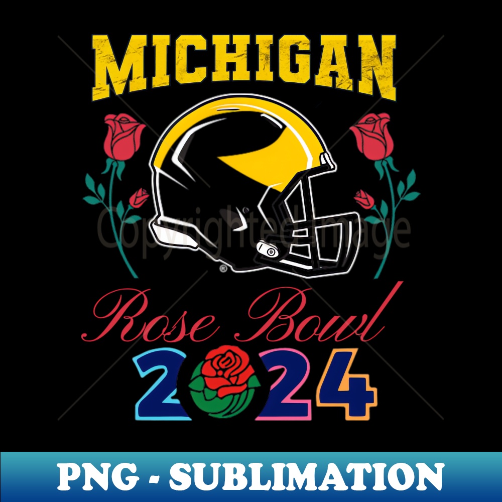 Michigan Rose Bowl Game 2024 - Professional Sublimation Digi - Inspire ...