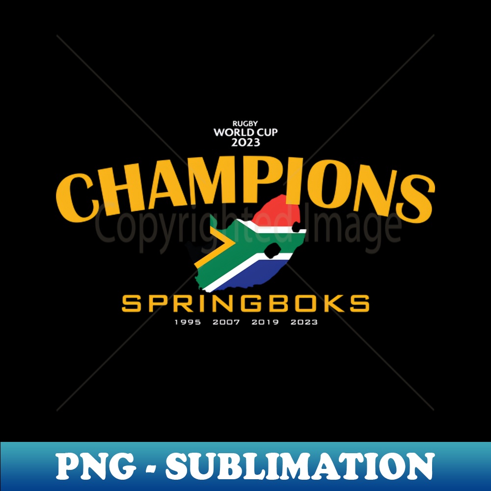 Rugby World Cup Champions 2023 - Springboks - Sublimation-Re - Inspire ...