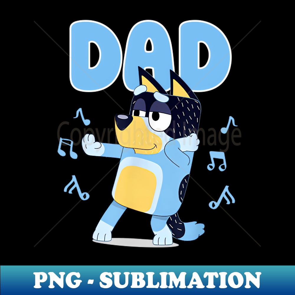 Bluey and Bingo dancing dad funny - PNG Sublimation Digital - Inspire ...