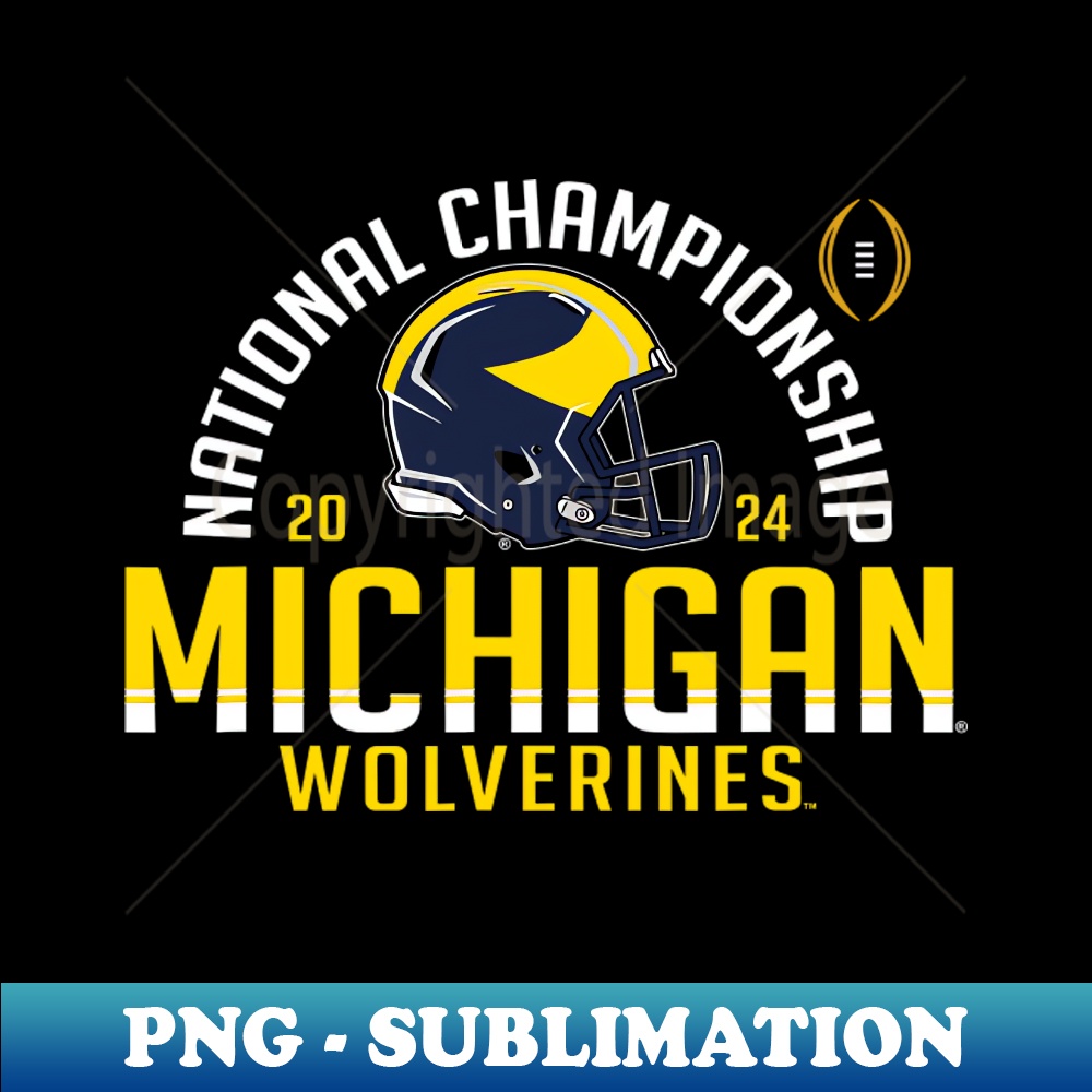 Michigan 2024 CFP National Championship - Exclusive PNG Subl - Inspire ...