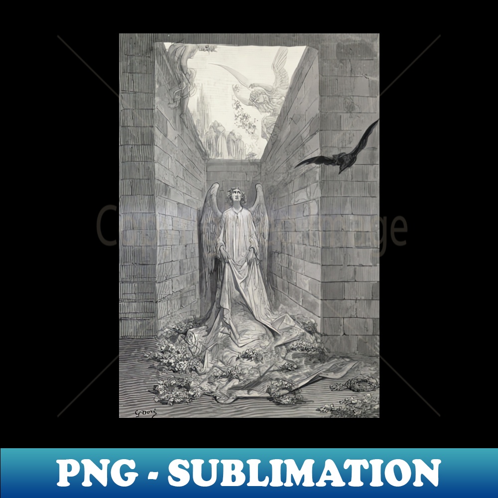 The Raven - Edgar Allan Poe Gustave Dore - Exclusive PNG Sub | Inspire ...