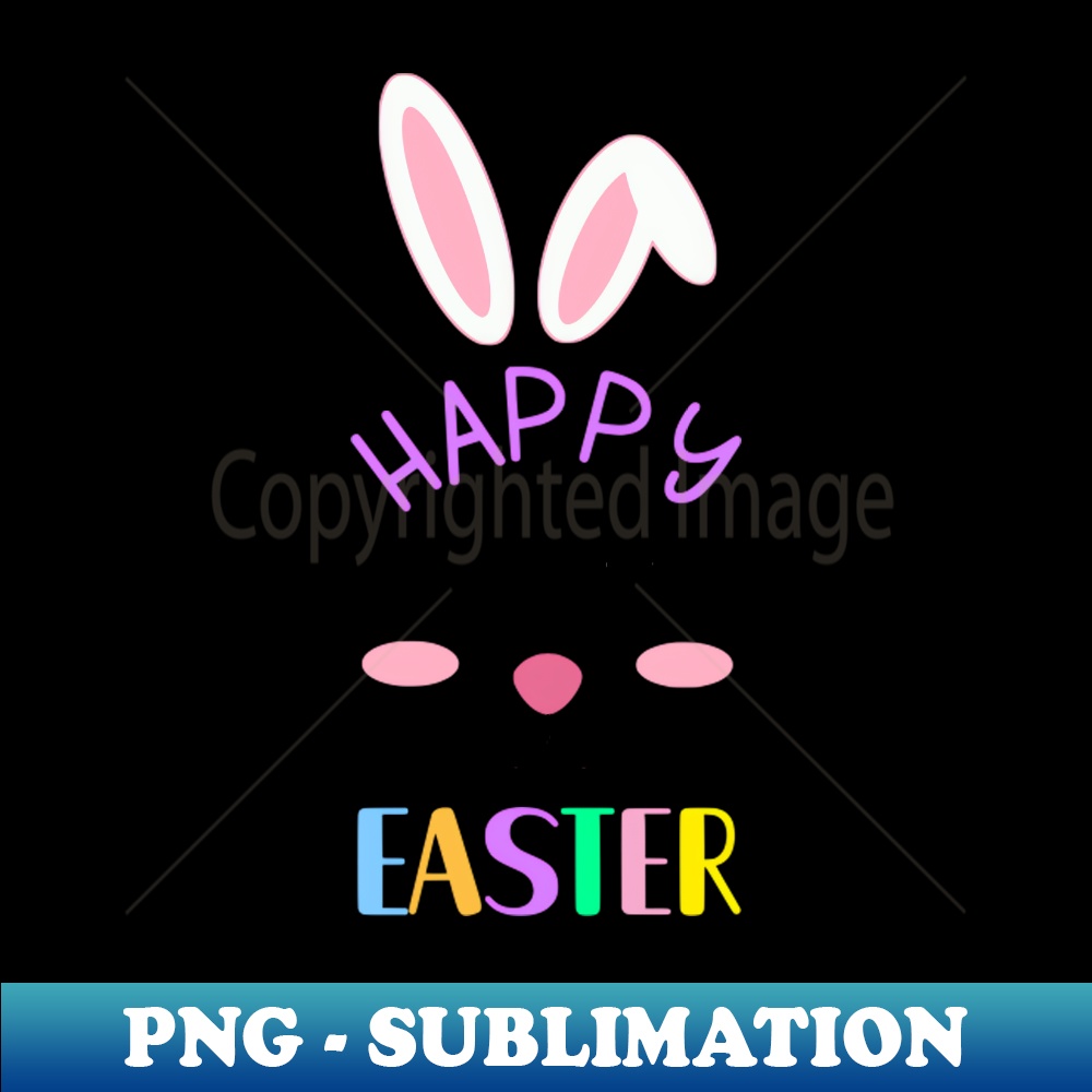 Happy Easter Bunny Face - Exclusive PNG Sublimation Download | Inspire ...