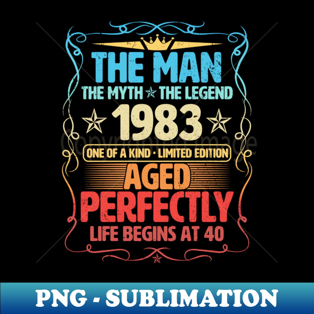 The Man 1983 Aged Perfectly Life Begins At 40th Birthday - P | Inspire Uplift