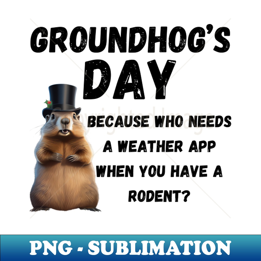 Groundhog Day funny saying - PNG Sublimation Digital Downloa | Inspire ...
