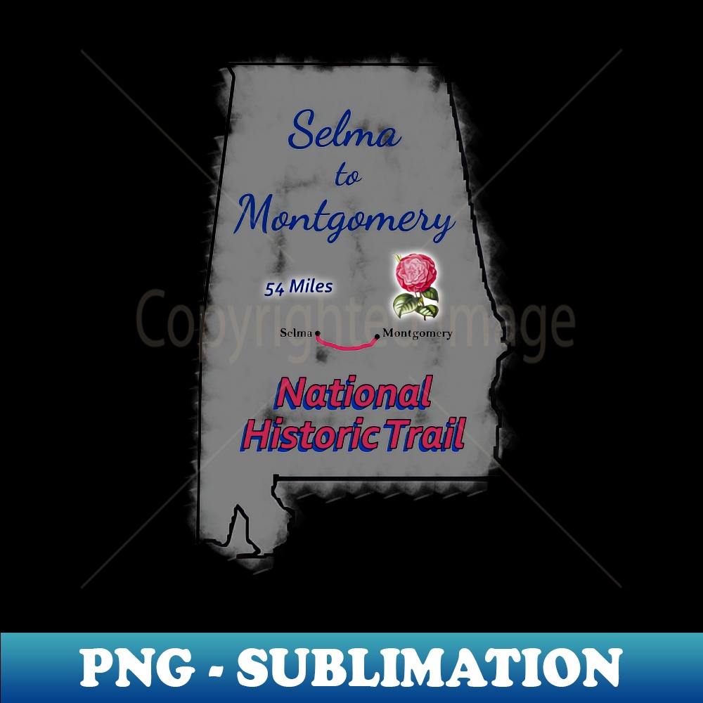 Route Map of Selma to Montgomery National Historic Trail - D | Inspire ...