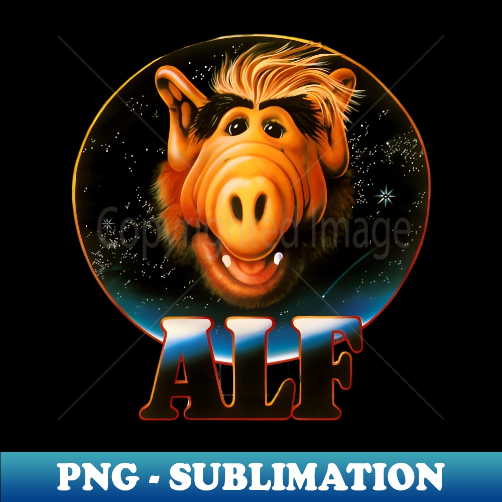 Alf - Outer Space Logo - Artistic Sublimation Digital File - | Inspire Uplift