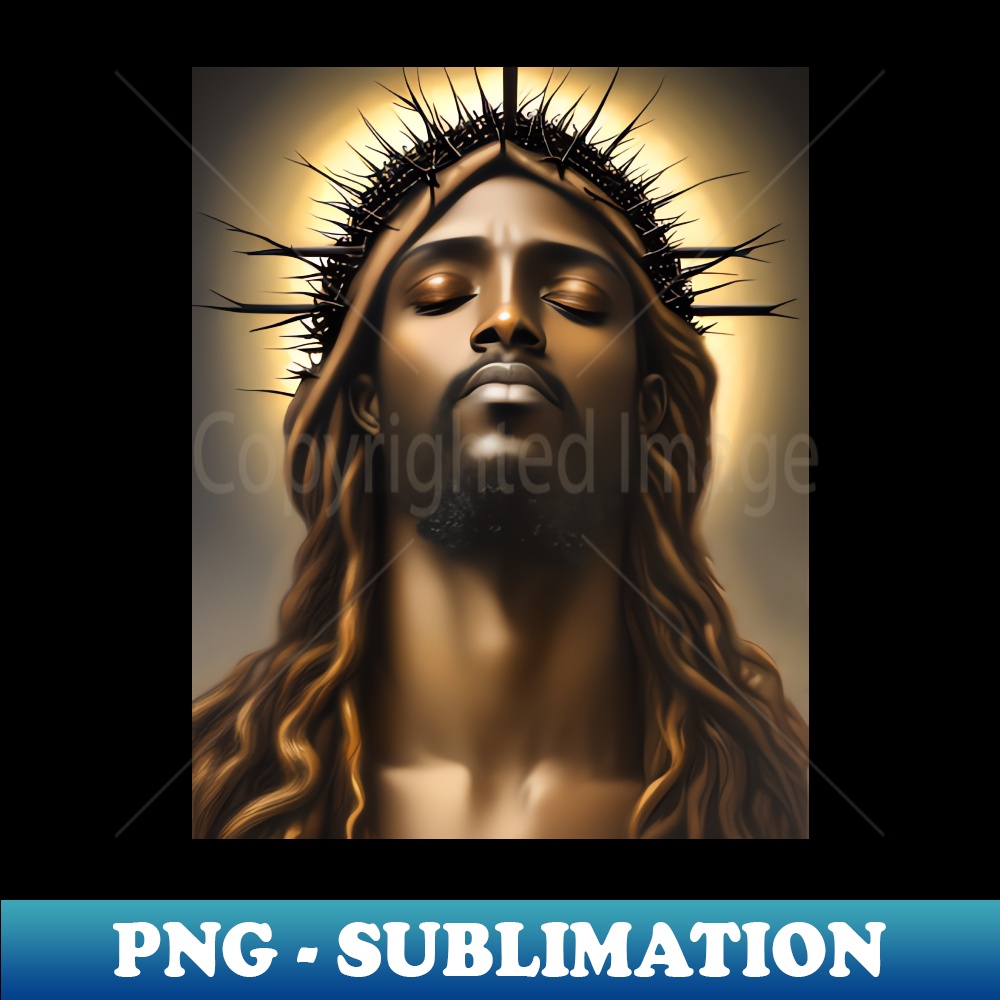 African American Jesus Christ in Prayer - Vintage Sublimatio | Inspire ...