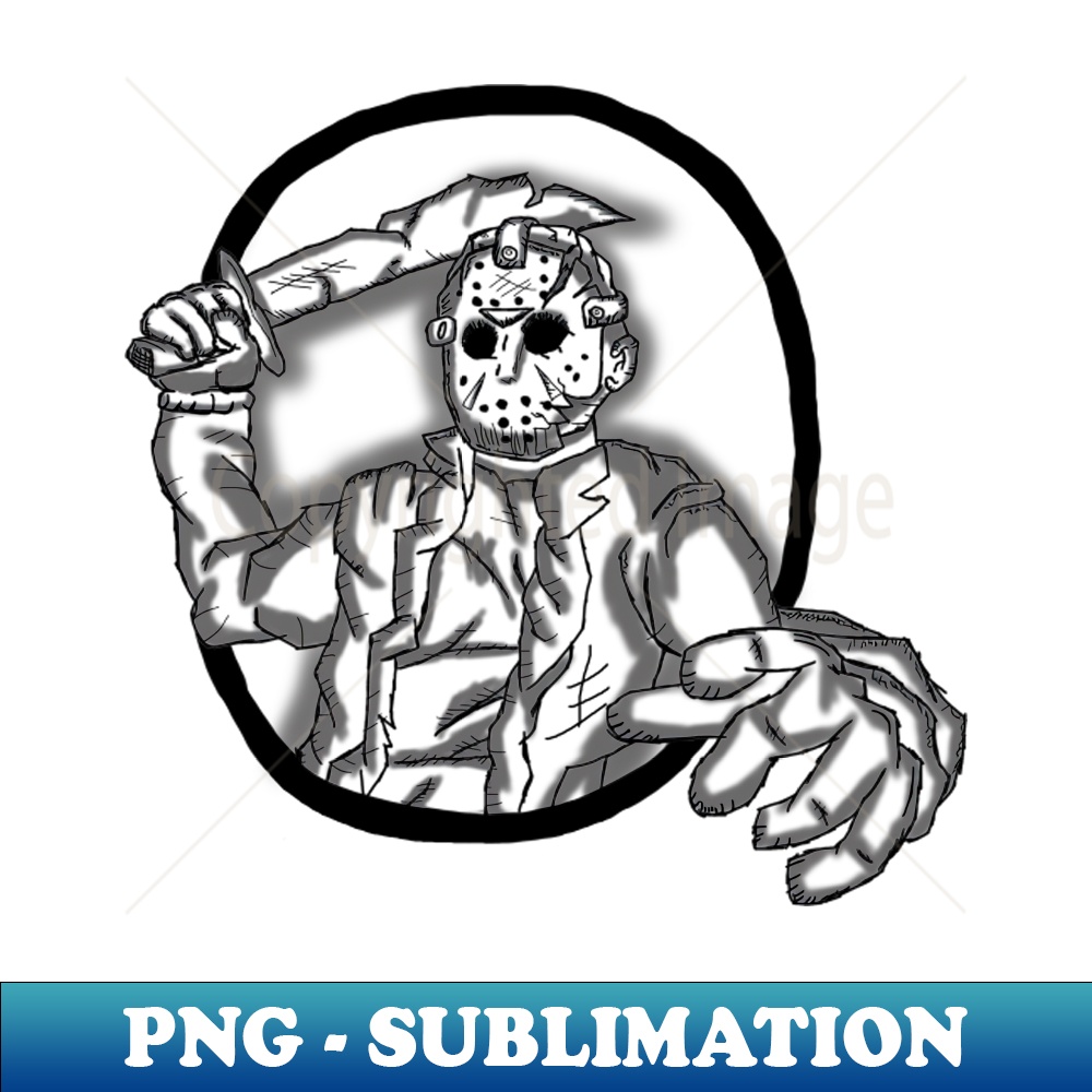 Diseo de Jason voorhees - Retro PNG Sublimation Digital Down | Inspire ...