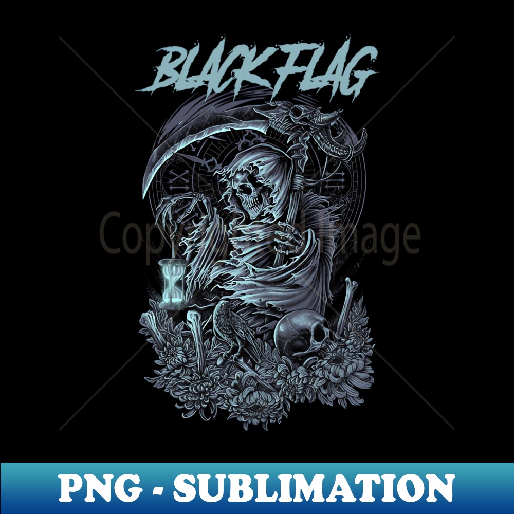 BLACK FLAG BAND DESIGN - Modern Sublimation PNG File - Defyi | Inspire ...