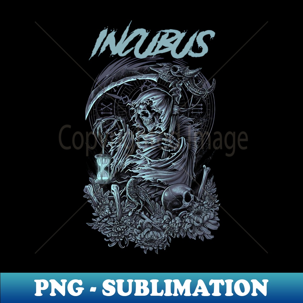 INCUBUS BAND MERCHANDISE - Elegant Sublimation PNG Download | Inspire ...