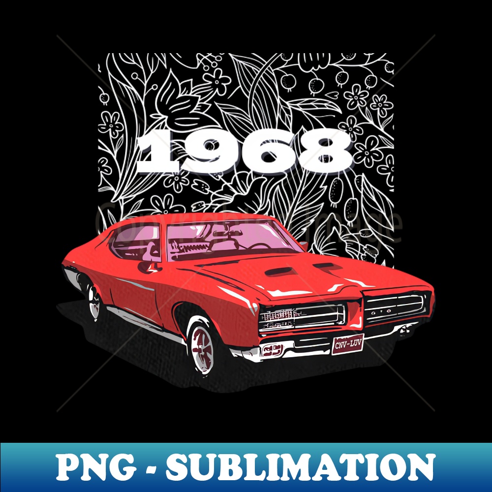 Pontiac GTO 1968 - Digital Sublimation Download File - Perfe | Inspire ...