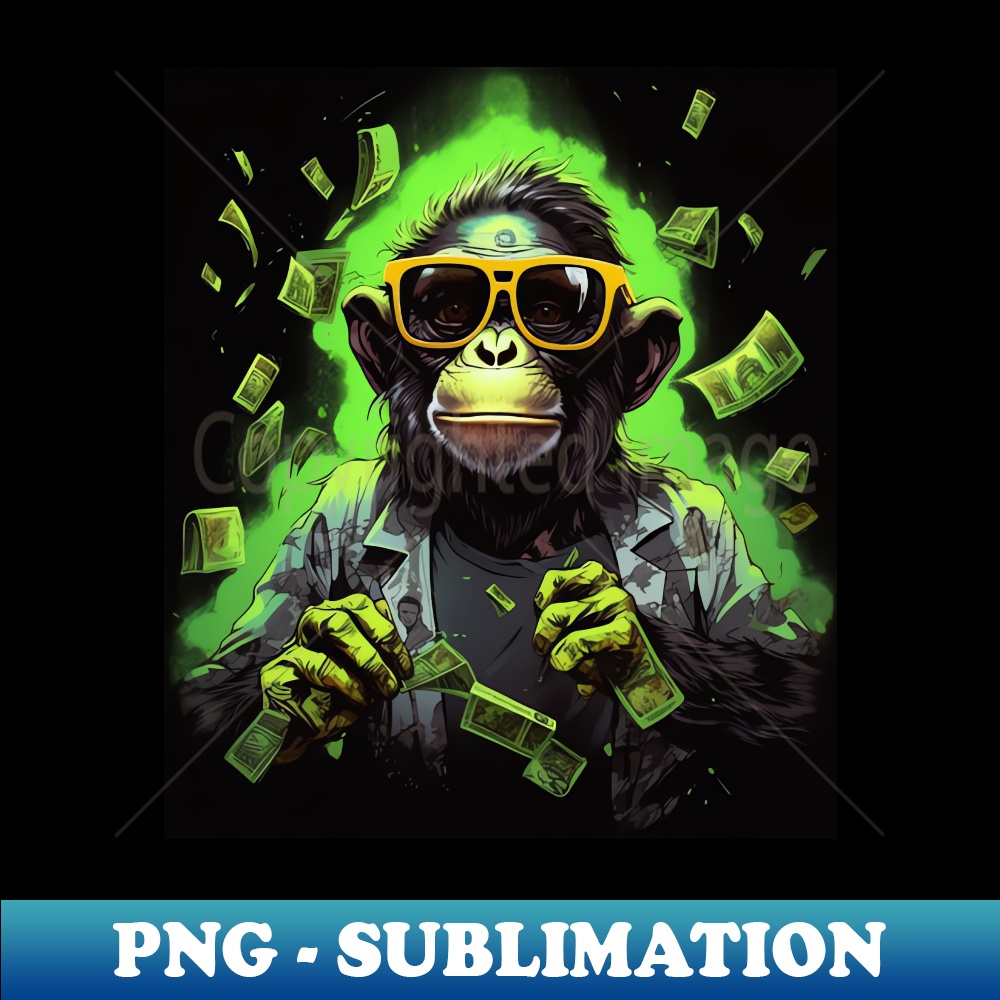 Money Monkey - Signature Sublimation PNG File - Spice Up You | Inspire ...
