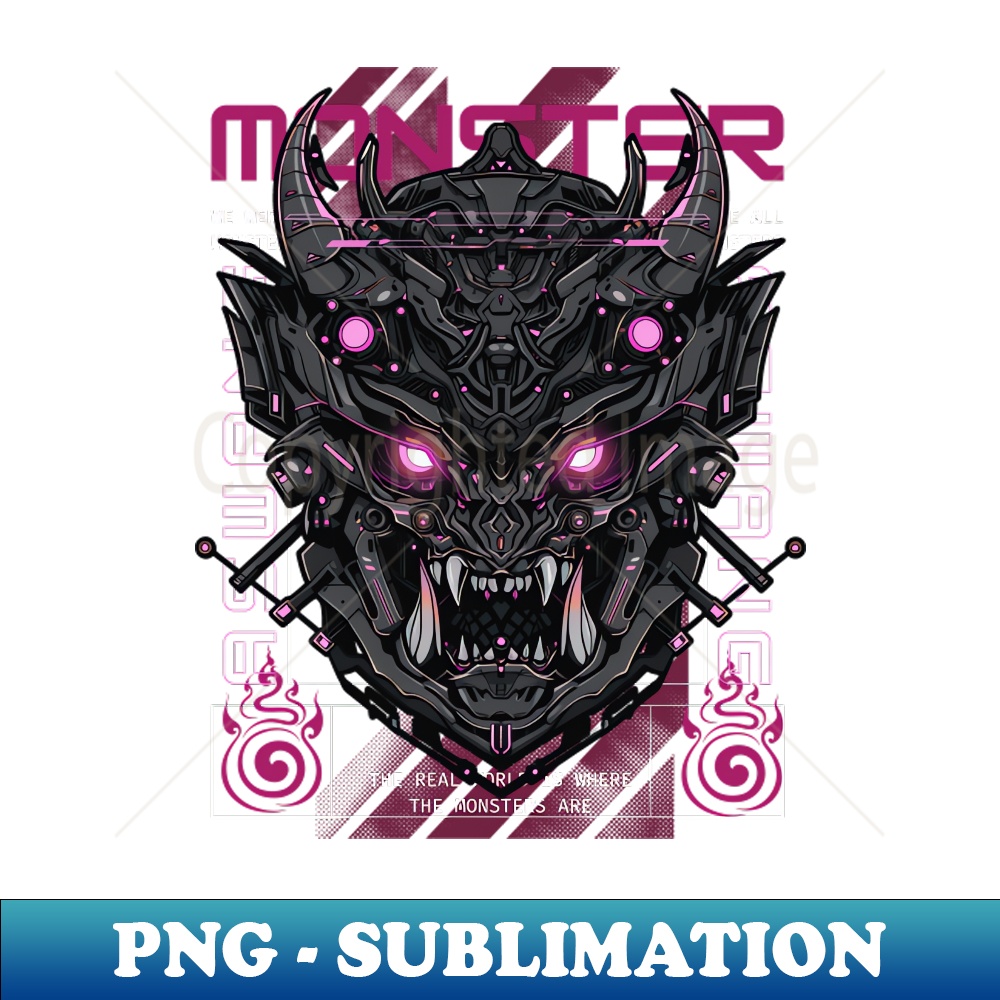Mecha Monster Mecha Aswang - Aesthetic Sublimation Digital F | Inspire ...