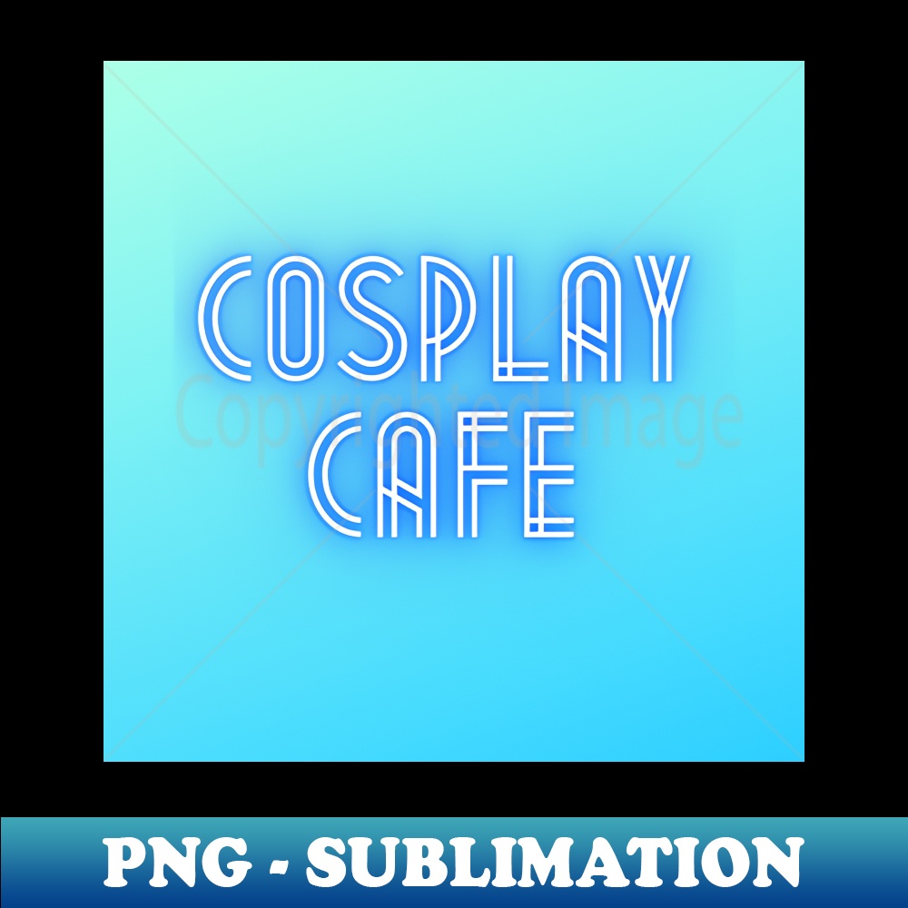 Cosplay Cafe Podcast logo blue - Exclusive PNG Sublimation D | Inspire ...