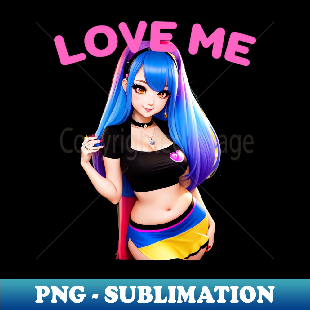 Anime Girl Love Me Beautiful Woman Anime Cosplay Png Subli Inspire