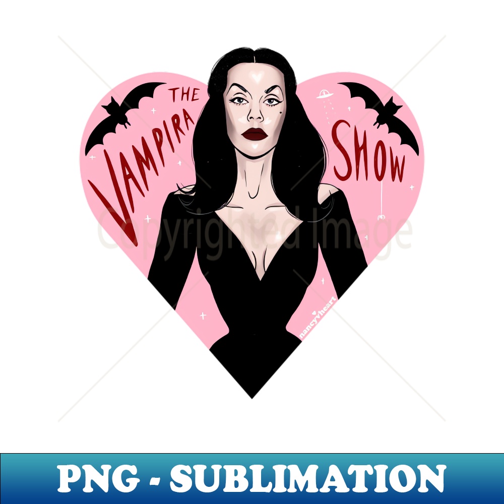 Vampire Vampir a Heart - PNG Transparent Sublimation File - | Inspire ...