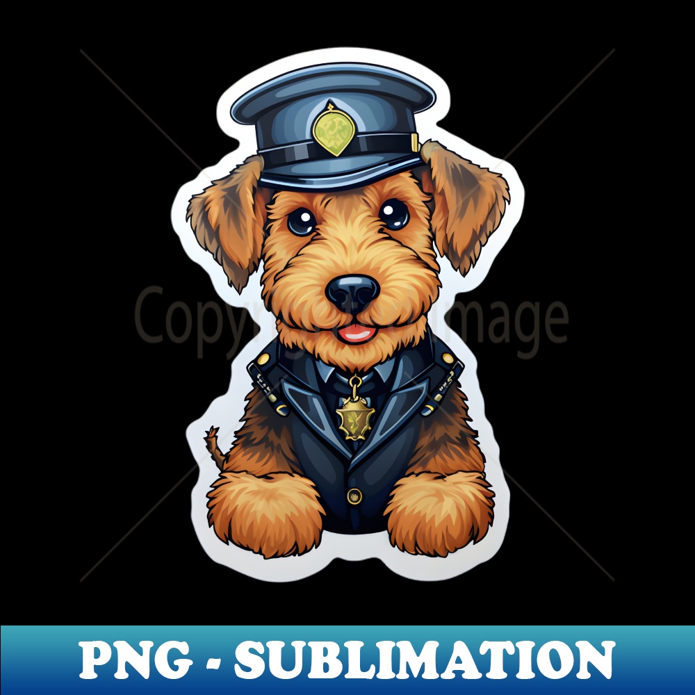 Police Officer Waterside Terrier Puppy - Signature Sublimati | Inspire ...