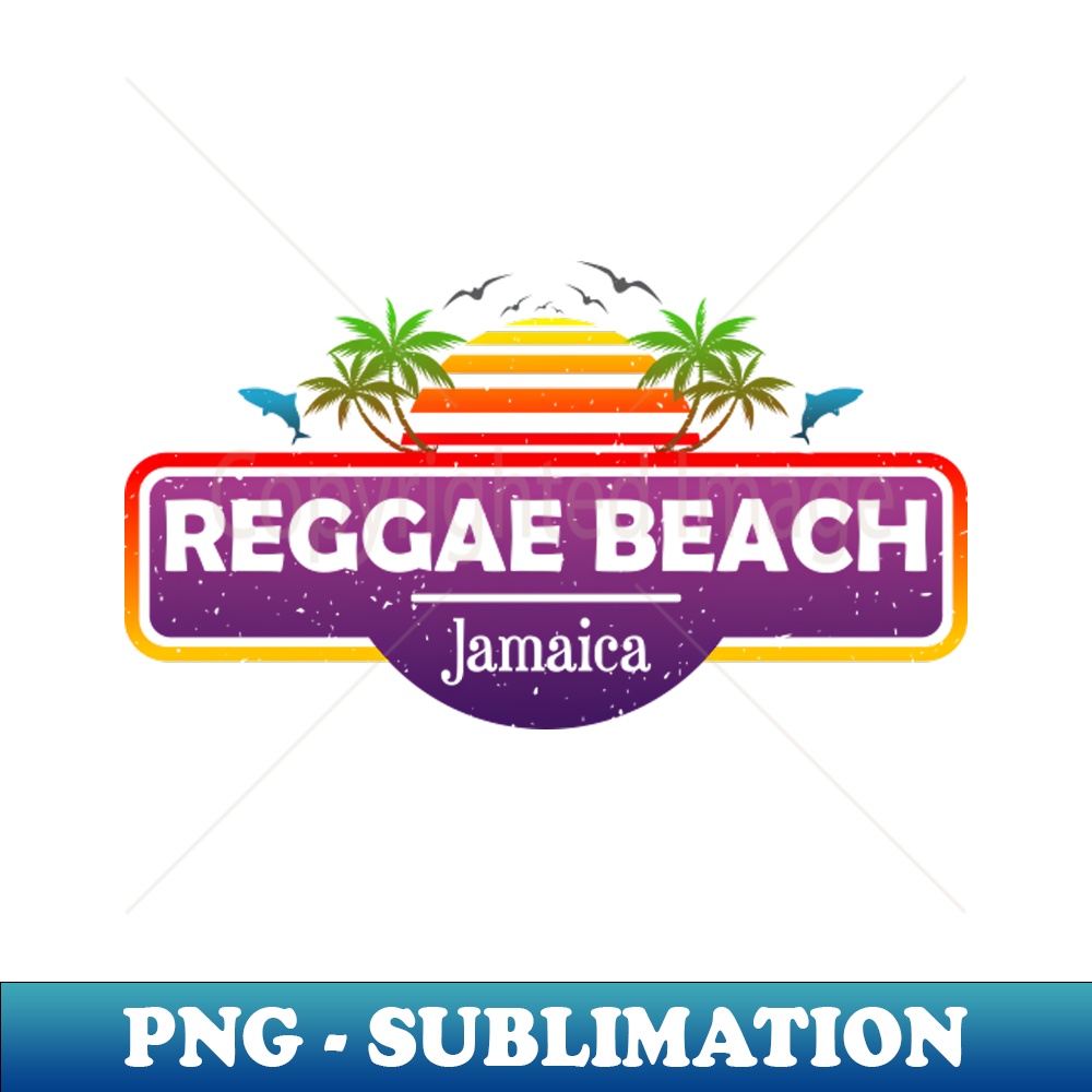 Reggae Beach Jamaica Palm Trees Sunset Summer - PNG Transpar | Inspire ...