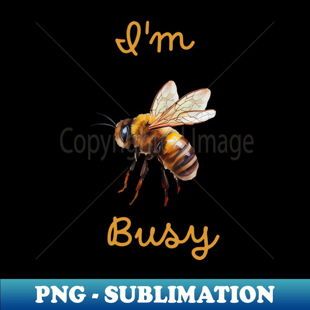 busy bee - PNG Transparent Sublimation Design - Create with - Inspire ...