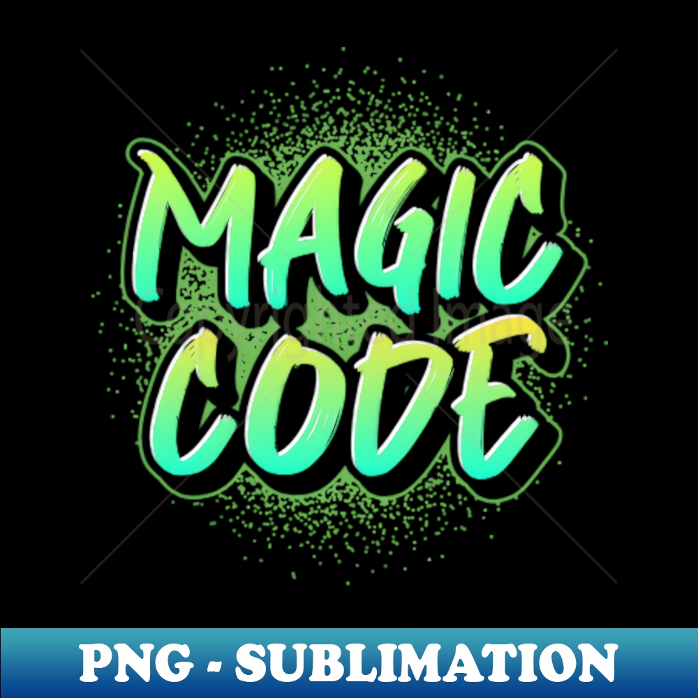 Magic Code - PNG Transparent Sublimation Design - Vibrant an | Inspire ...