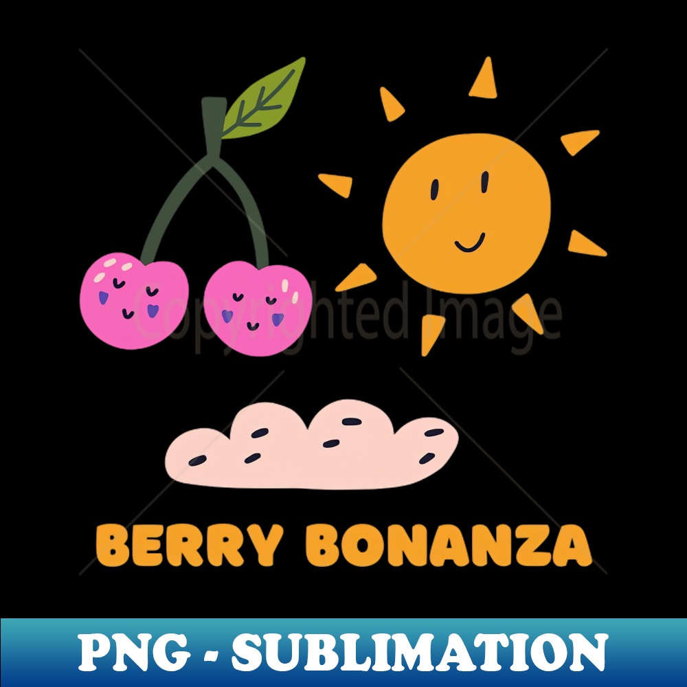 Berry Bonanza Smoothie - PNG Transparent Sublimation Design | Inspire Uplift