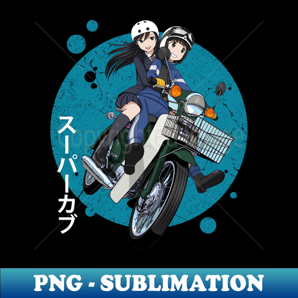 Cub Chronicles Super Cub Light Novel T-Shirt with Characters | Inspire ...