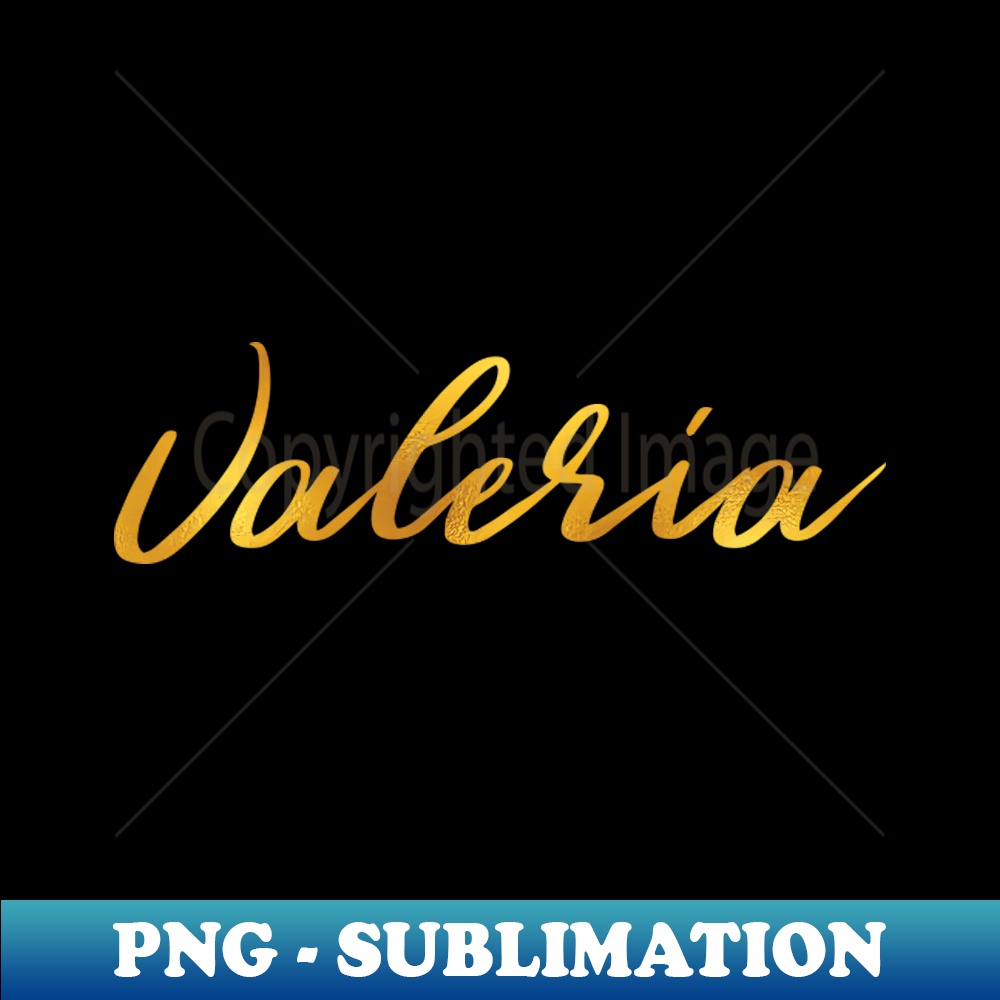 Valeria Name Hand Lettering in Faux Gold Letters - Instant S | Inspire ...