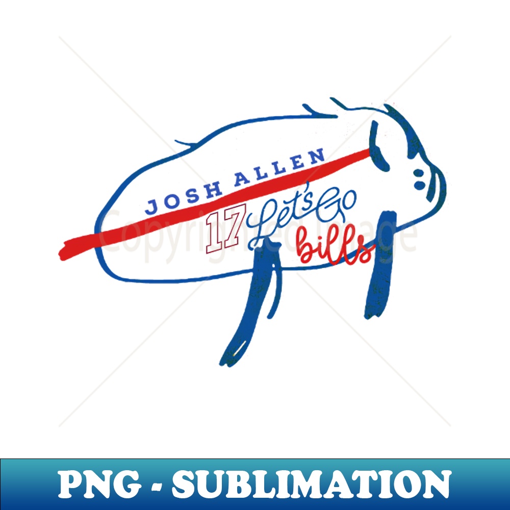 Josh Allen Bills Potato Go Bills Retro - High-Quality PNG Su | Inspire ...