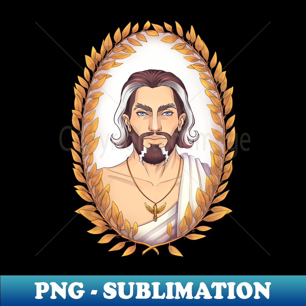 Zeus Olympian God Greek Mythology Wreath Style - Instant Sub | Inspire ...