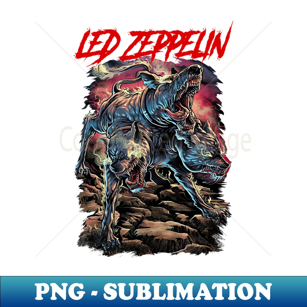 LED ZEPPELIN BAND MERCHANDISE - High-Quality PNG Sublimation | Inspire ...