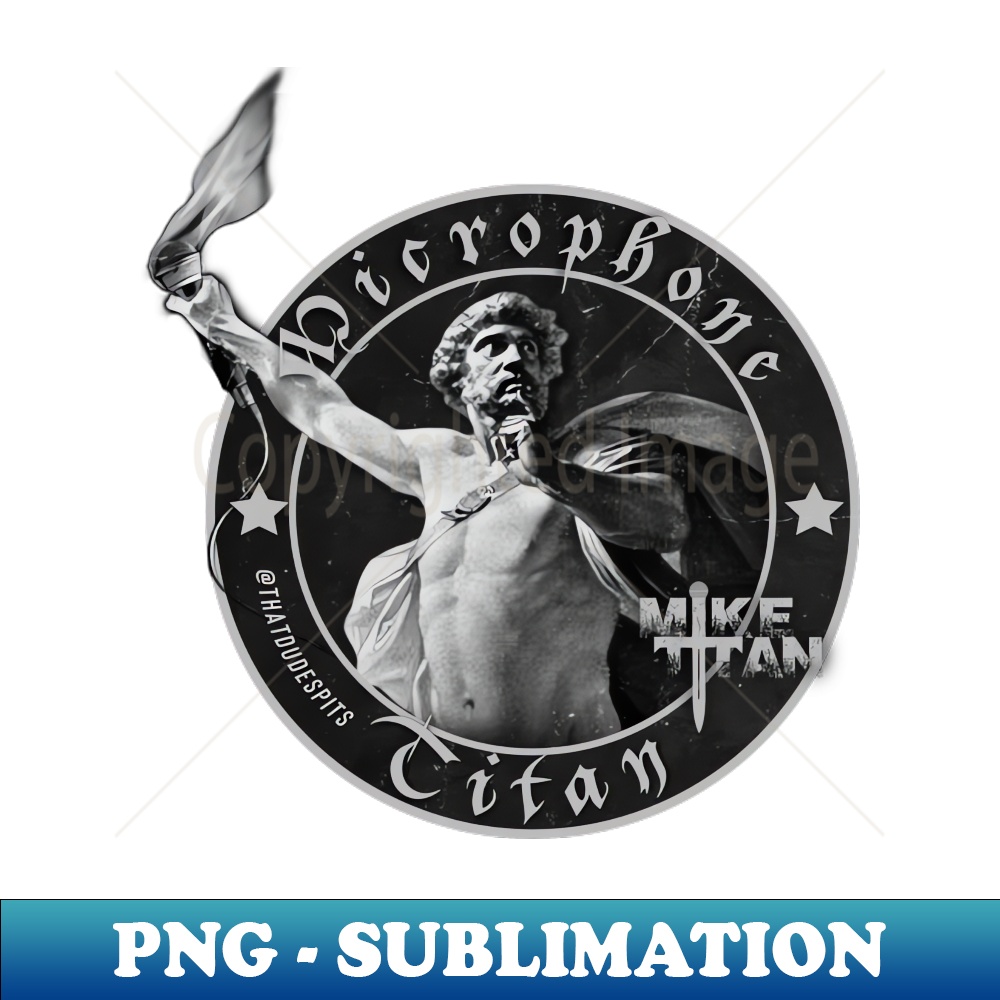 Microphone Titan BW - Professional Sublimation Digital Downl | Inspire ...