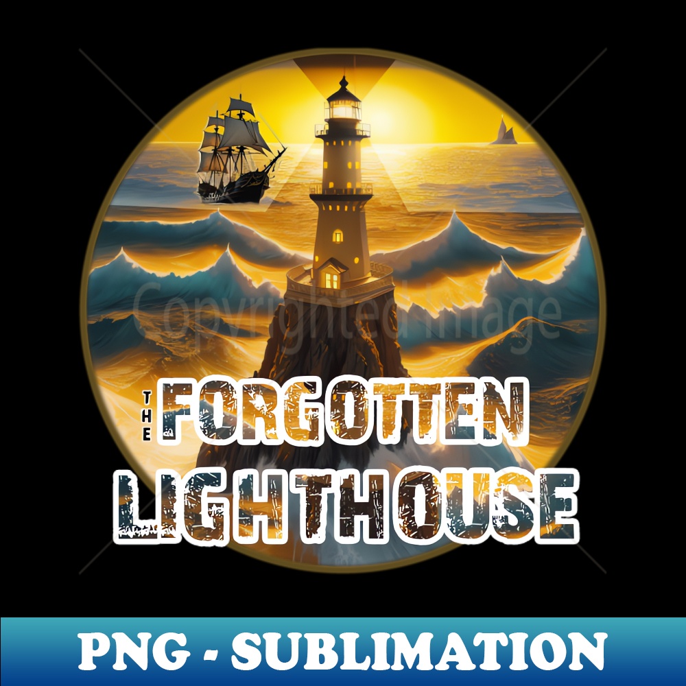 The Forgotten Lighthouse - Modern Sublimation PNG File - Unl | Inspire ...